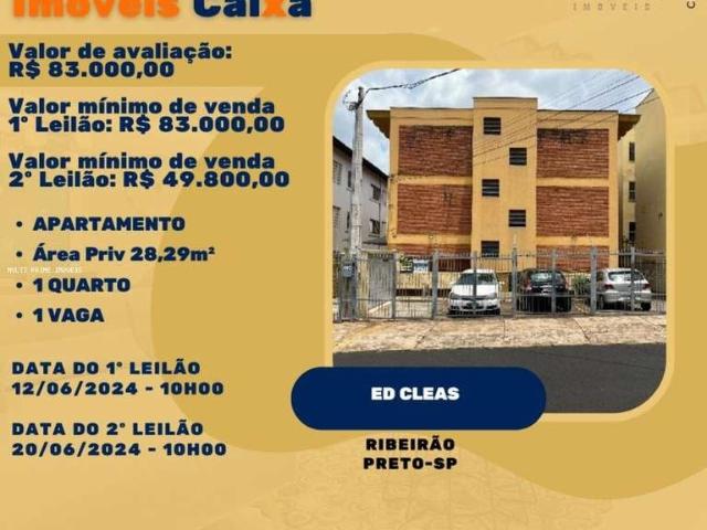 Apartamento para Venda em Ribeirão Preto/SP Jardim Paulista 1 Quartos