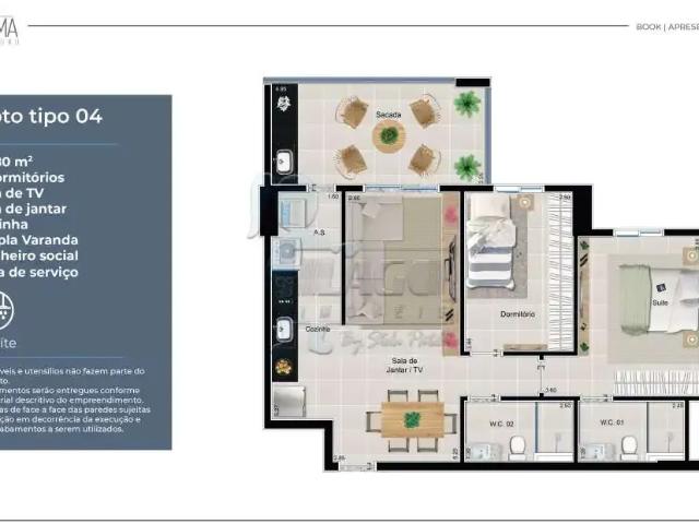 Apartamento para Venda em Ribeirão Preto/SP Jardim Sumaré 2 Quartos