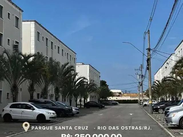 Apartamento para Venda em Rio das Ostras/RJ Atlântica 2 Quartos