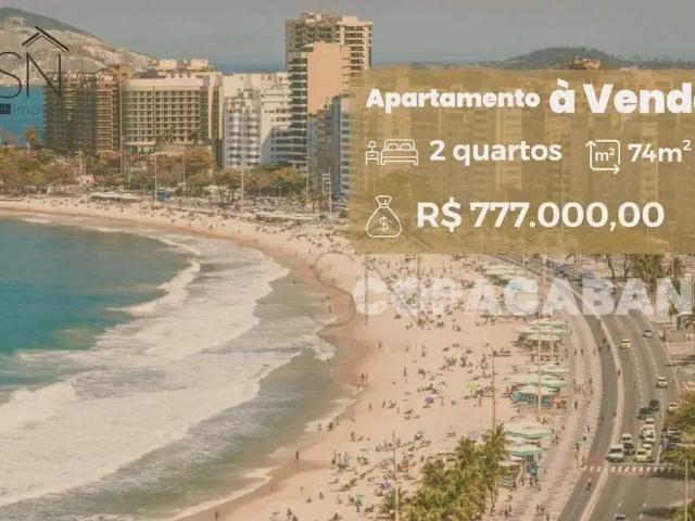 Apartamento para Venda em Rio de Janeiro/RJ Copacabana 2 Quartos