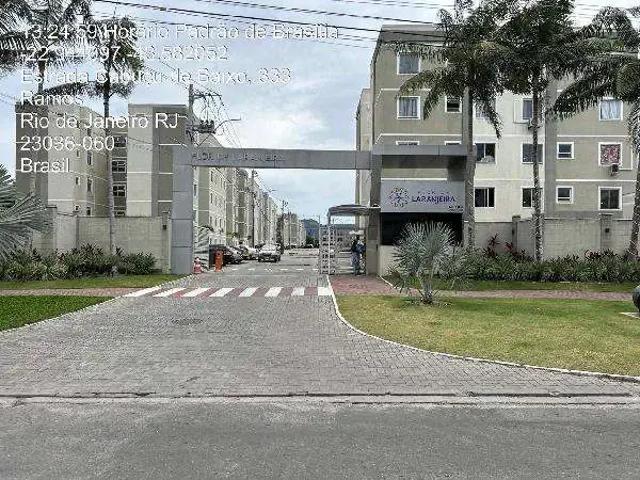 Apartamento para Venda em Rio de Janeiro/RJ Guaratiba 2 Quartos