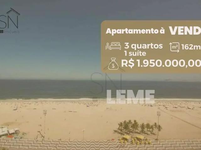 Apartamento para Venda em Rio de Janeiro/RJ Leme 3 Quartos
