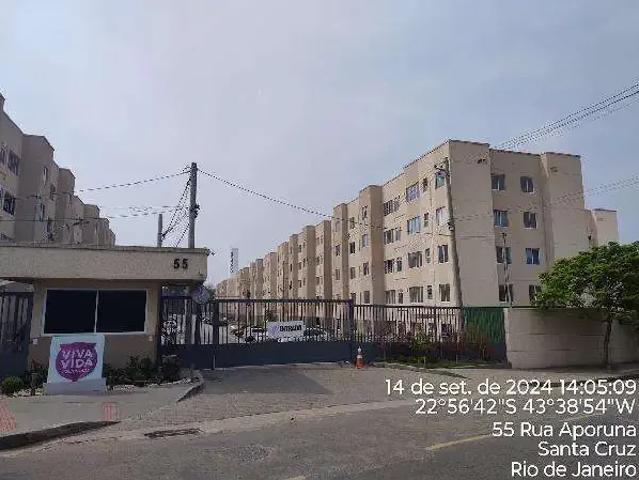 Apartamento para Venda em Rio de Janeiro/RJ Santa Cruz 2 Quartos