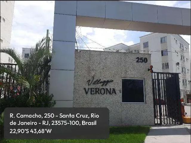 Apartamento para Venda em Rio de Janeiro/RJ Santa Cruz 2 Quartos