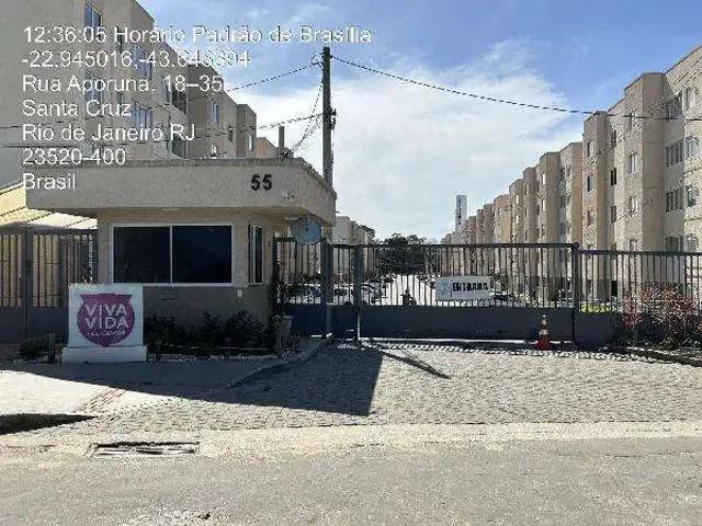 Apartamento para Venda em Rio de Janeiro/RJ Santa Cruz 2 Quartos