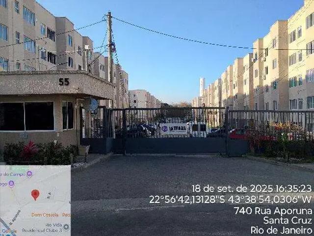 Apartamento para Venda em Rio de Janeiro/RJ Santa Cruz 2 Quartos