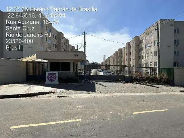 Apartamento para Venda em Rio de Janeiro/RJ Santa Cruz 2 Quartos