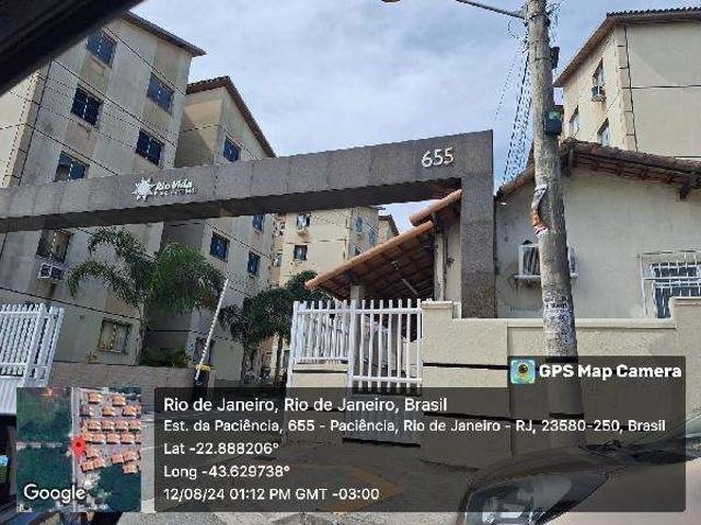 Apartamento para Venda em Rio de Janeiro/RJ Paciência 2 Quartos