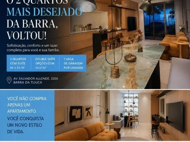 Apartamento para Venda em Rio de Janeiro/RJ Recreio dos Bandeirantes 2 Quartos