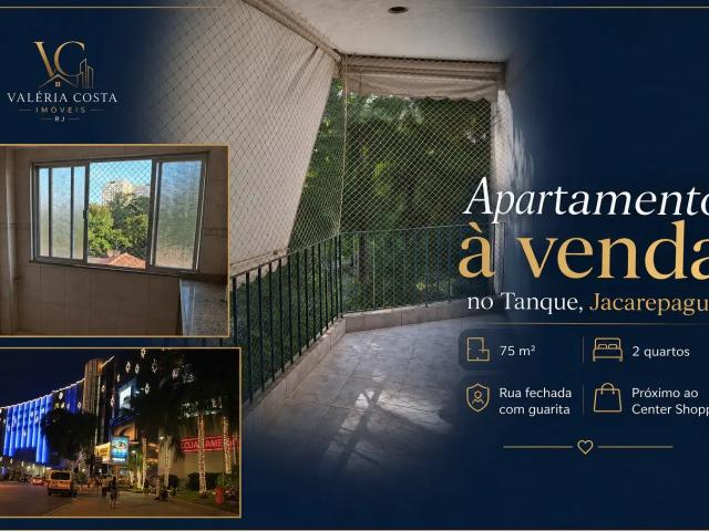 Apartamento para Venda em Rio de Janeiro/RJ Tanque 2 Quartos