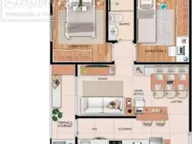 Apartamento para Venda em São Bernardo do Campo/SP Centro 2 Quartos