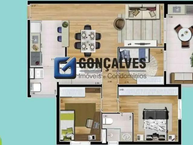 Apartamento para Venda em São Bernardo do Campo/SP Centro 3 Quartos