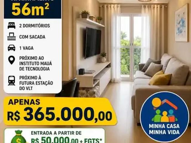 Apartamento para Venda em São Caetano do Sul/SP Mauá 2 Quartos