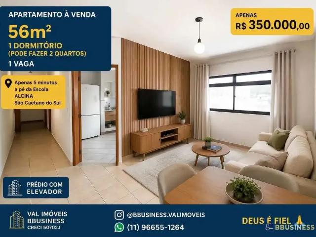 Apartamento para Venda em São Caetano do Sul/SP Nova Gerty 1 Quartos