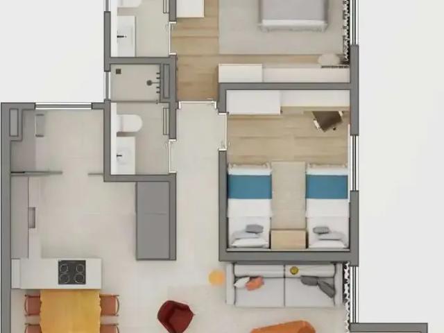 Apartamento para Venda em São Caetano do Sul/SP Olímpico 2 Quartos