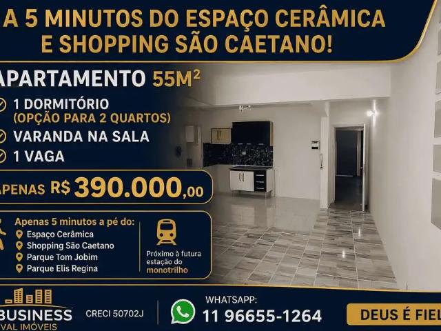 Apartamento para Venda em São Caetano do Sul/SP Cerâmica 1 Quartos