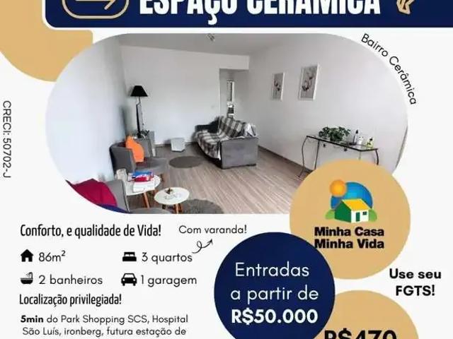 Apartamento para Venda em São Caetano do Sul/SP Cerâmica 3 Quartos
