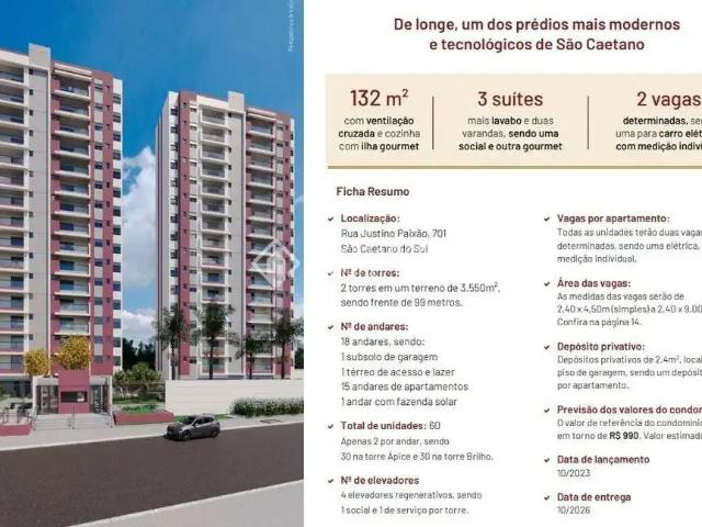 Apartamento para Venda em São Caetano do Sul/SP Jardim São Caetano 3 Quartos