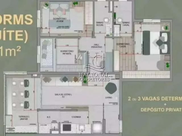 Apartamento para Venda em São Caetano do Sul/SP Santa Paula 3 Quartos