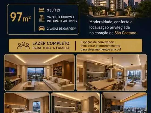 Apartamento para Venda em São Caetano do Sul/SP Santo Antônio 3 Quartos