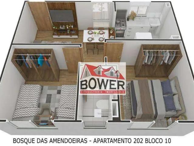 Apartamento para Venda em São Gonçalo/RJ Amendoeira 2 Quartos