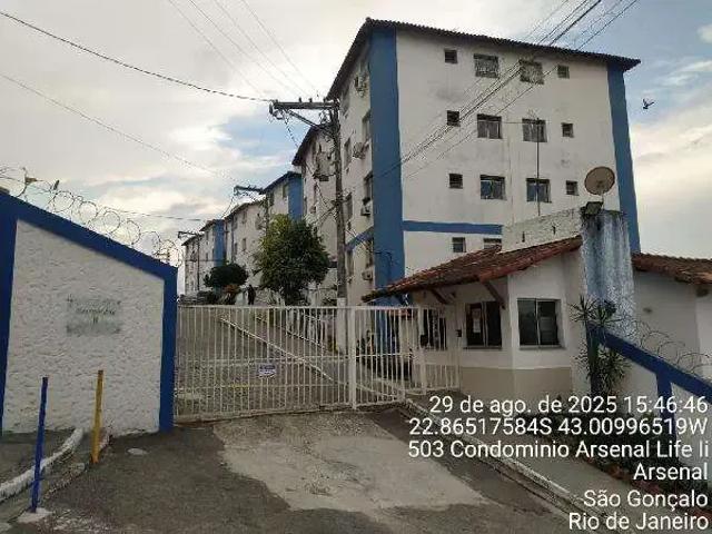 Apartamento para Venda em São Gonçalo/RJ Arsenal 2 Quartos