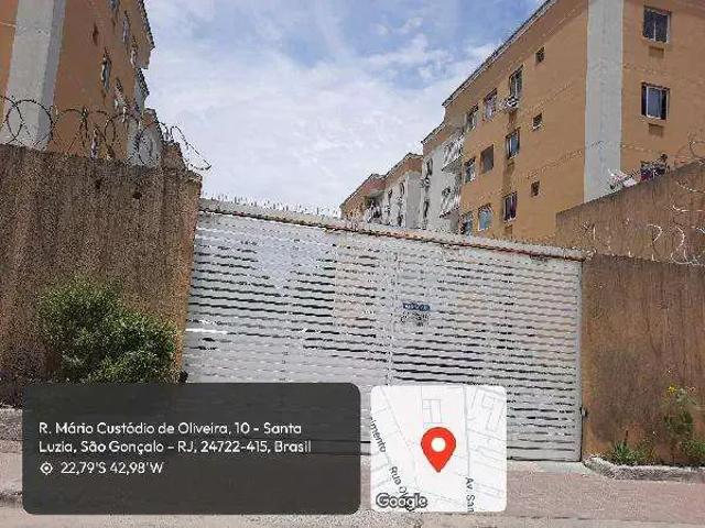 Apartamento para Venda em São Gonçalo/RJ Santa Luzia 2 Quartos