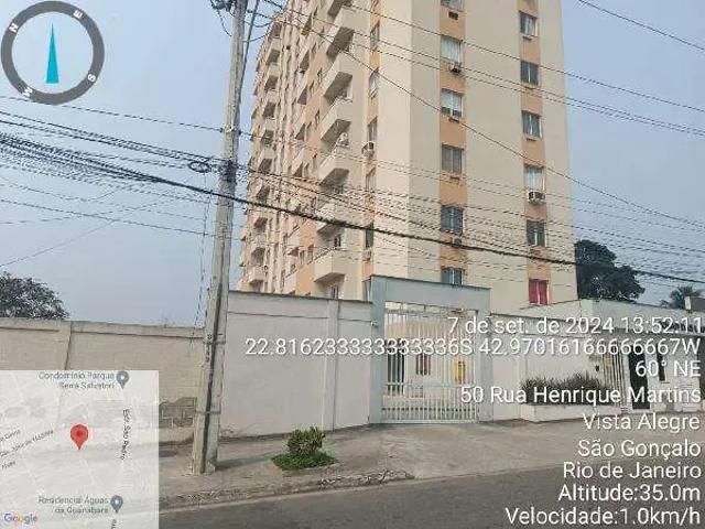 Apartamento para Venda em São Gonçalo/RJ Vista Alegre 2 Quartos
