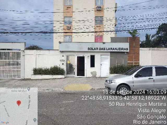 Apartamento para Venda em São Gonçalo/RJ Vista Alegre 2 Quartos