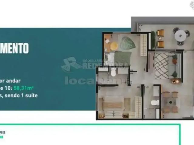 Apartamento para Venda em São José do Rio Preto/SP Centro 2 Quartos