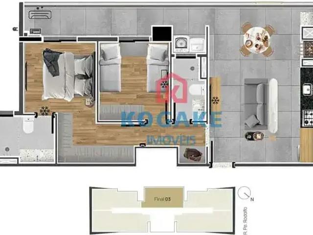 Apartamento para Venda em São José dos Campos/SP Vila Ema 2 Quartos