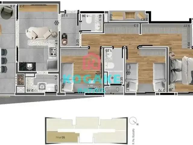 Apartamento para Venda em São José dos Campos/SP Vila Ema 3 Quartos