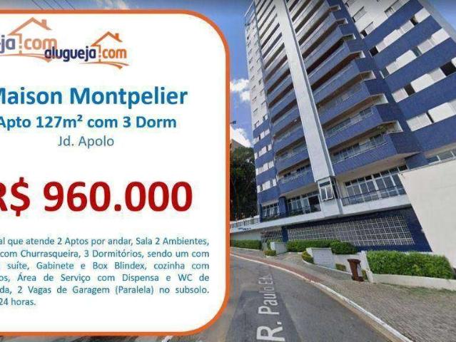 Apartamento para Venda em São José dos Campos/SP Jardim Apolo II 3 Quartos