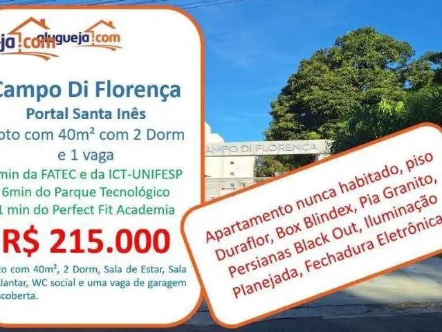 Apartamento para Venda em São José dos Campos/SP Jardim Santa Inês 2 Quartos