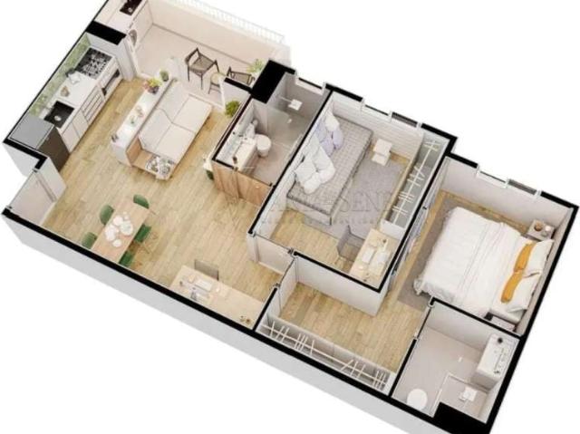 Apartamento para Venda em São José dos Campos/SP Jardim Topázio 2 Quartos
