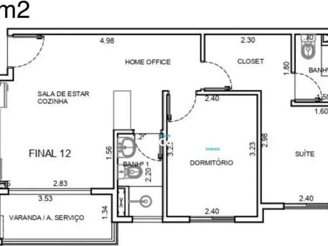 Apartamento para Venda em São José dos Campos/SP Jardim Topázio 2 Quartos