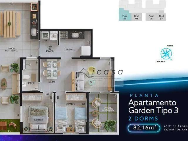 Apartamento para Venda em São José dos Campos/SP Jardim Uirá 2 Quartos
