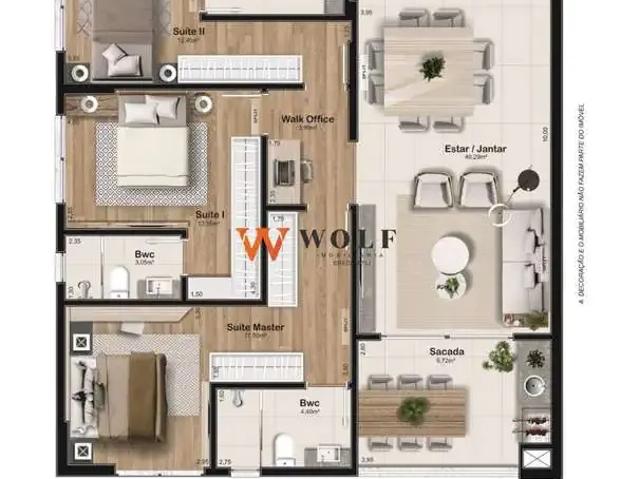 Apartamento para Venda em São José/SC Campinas 3 Quartos