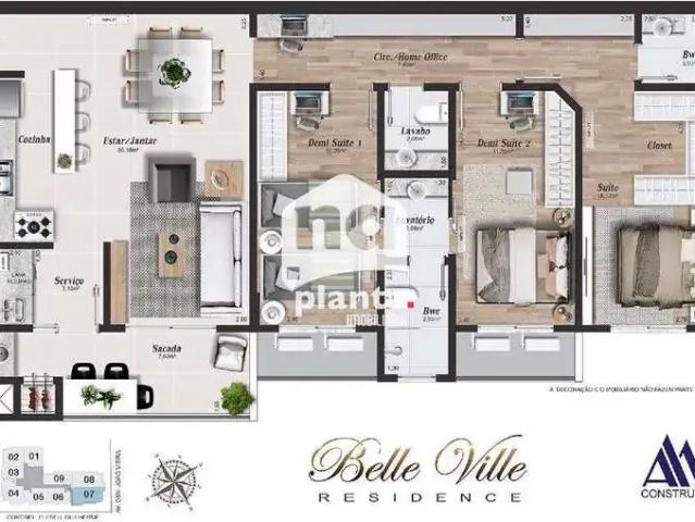 Apartamento para Venda em São José/SC Campinas 2 Quartos