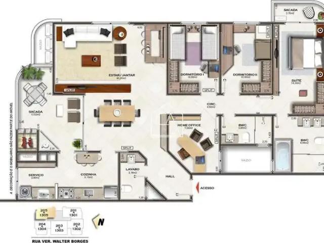 Apartamento para Venda em São José/SC Campinas 4 Quartos