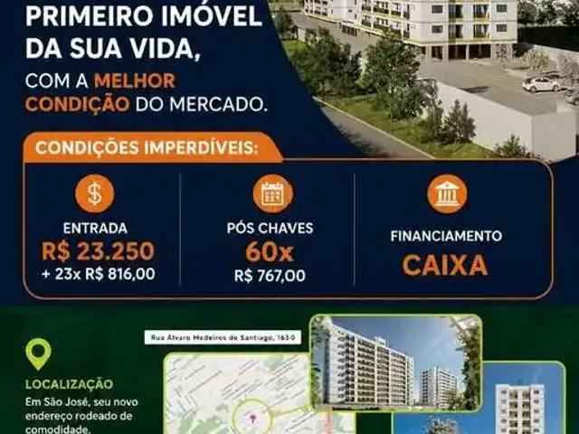 Apartamento para Venda em São José/SC Areias 2 Quartos