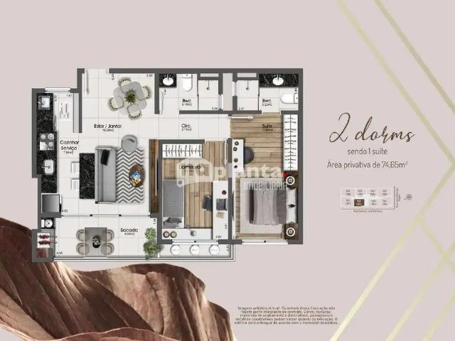 Apartamento para Venda em São José/SC Kobrasol 2 Quartos