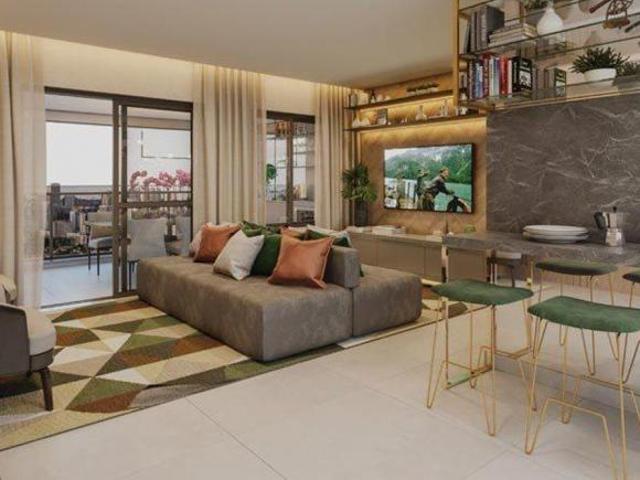 Apartamento para Venda em São Paulo, Brooklin, 2 dormitórios, 2 suítes, 3 banheiros, 2 vagas