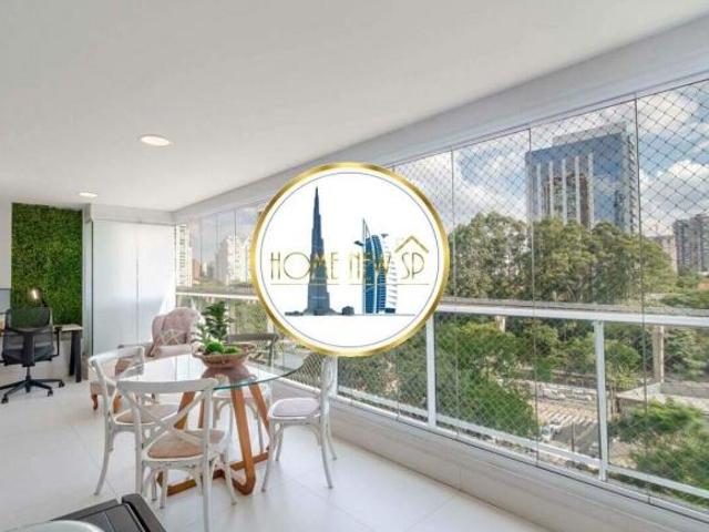 Apartamento para Venda em São Paulo, Cidade Monções, 3 dormitórios, 3 suítes, 5 banheiros, 2 vagas
