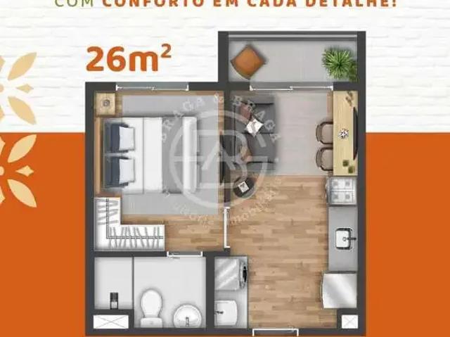 Apartamento para Venda em São Paulo/SP Mooca 1 Quartos