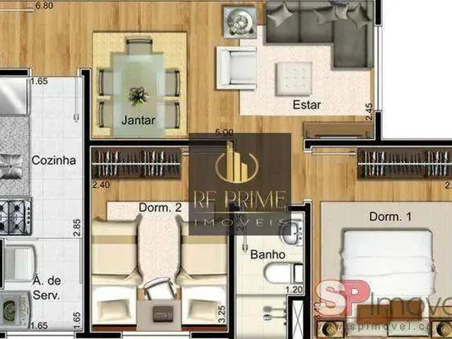 Apartamento para Venda em São Paulo/SP Núcleo do Engordador 2 Quartos