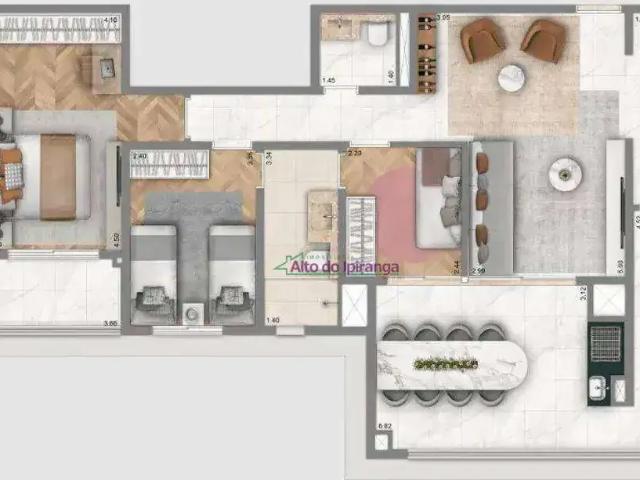 Apartamento para Venda em São Paulo/SP Aclimação 3 Quartos