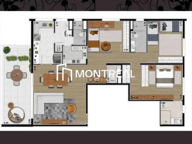 Apartamento para Venda em São Paulo/SP Alto da Lapa 3 Quartos