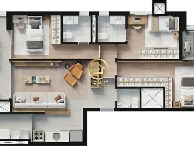 Apartamento para Venda em São Paulo/SP Alto da Lapa 3 Quartos