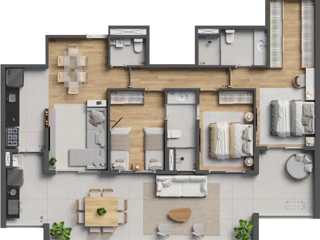 Apartamento para Venda em São Paulo/SP Alto da Lapa 3 Quartos